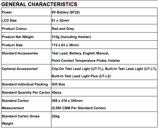 Uni T Ut 39c Dijital Multimetre